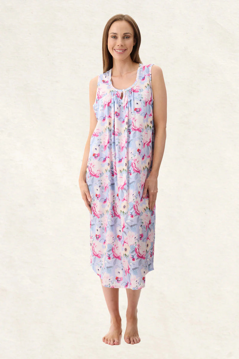 Givoni Wendy 6AC08W Mid Nightie (Blue) – Little Boutique
